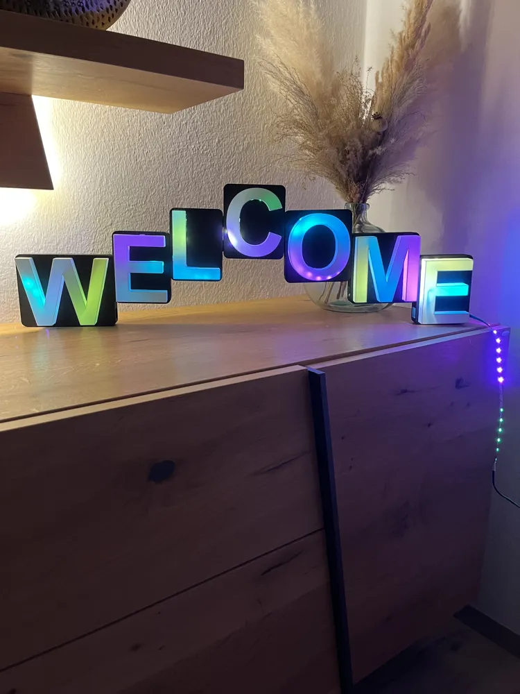 Modular 3D Letters "LAYLA" – LED-capable by LetHimPrint MakerWorld ...