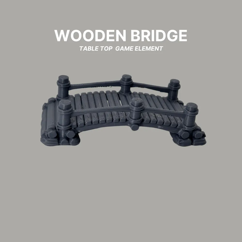 Old Wooden Bridge for Tabletop Wargame DnD - Free 3D Print Model ...