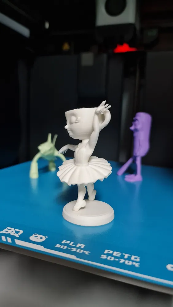 Ballerina Cappuccina Italian Brainrot by Bu3d MakerWorld: Download Free 3D Models