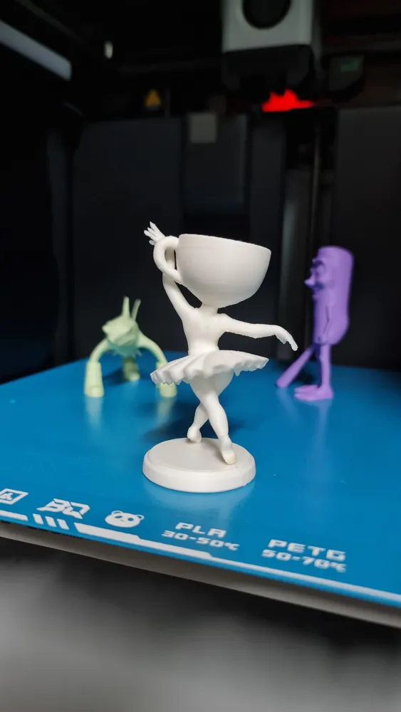 Ballerina Cappuccina Italian Brainrot by Bu3d MakerWorld: Download Free 3D Models