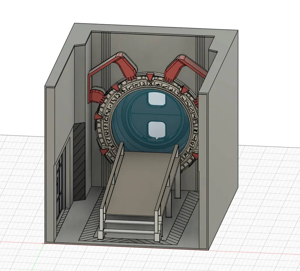 Stargate [Book Nook] - Free 3D Print Model - MakerWorld