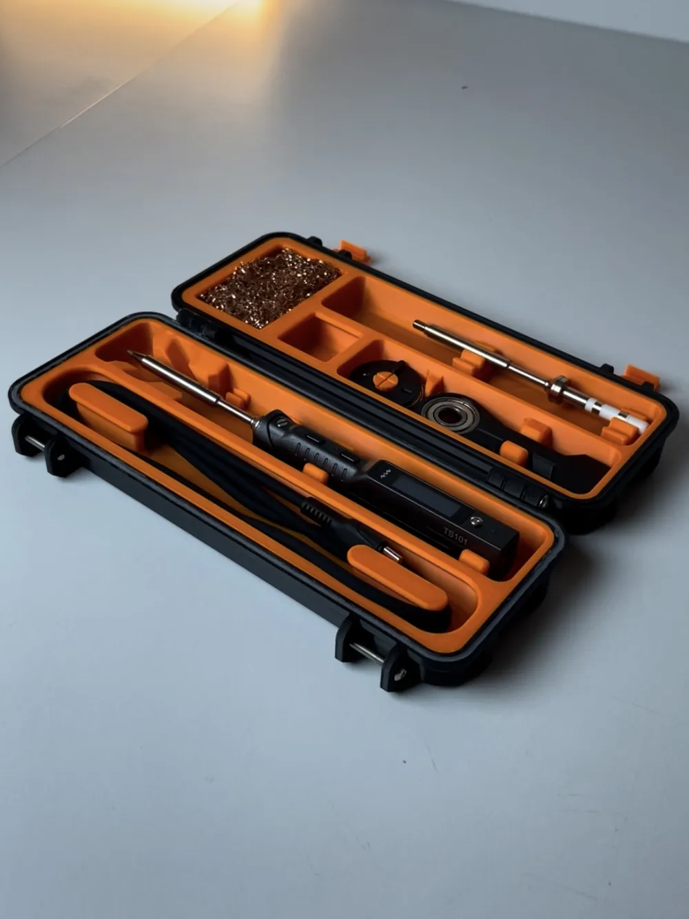 TS100 / TS101 Soldering Iron Rugged Case Remixed by ThisIs3DPrinted MakerWorld: Download Free 3D ...