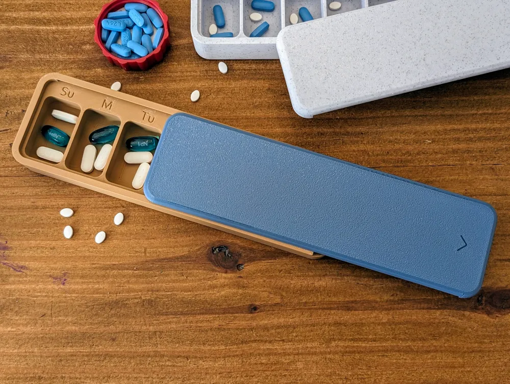 Weekly Pill Box with Sliding Lid - Multiple Styles by designs.by.Marcum ...