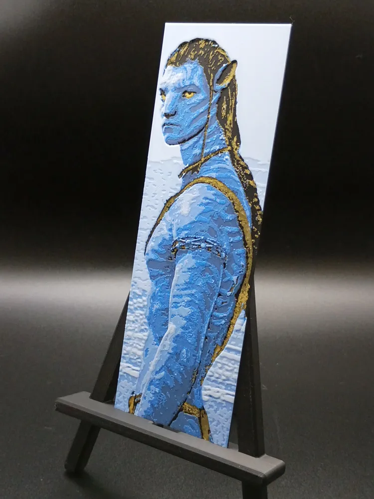 Jake Skully, Avatar Bookmark - Free 3D Print Model - MakerWorld