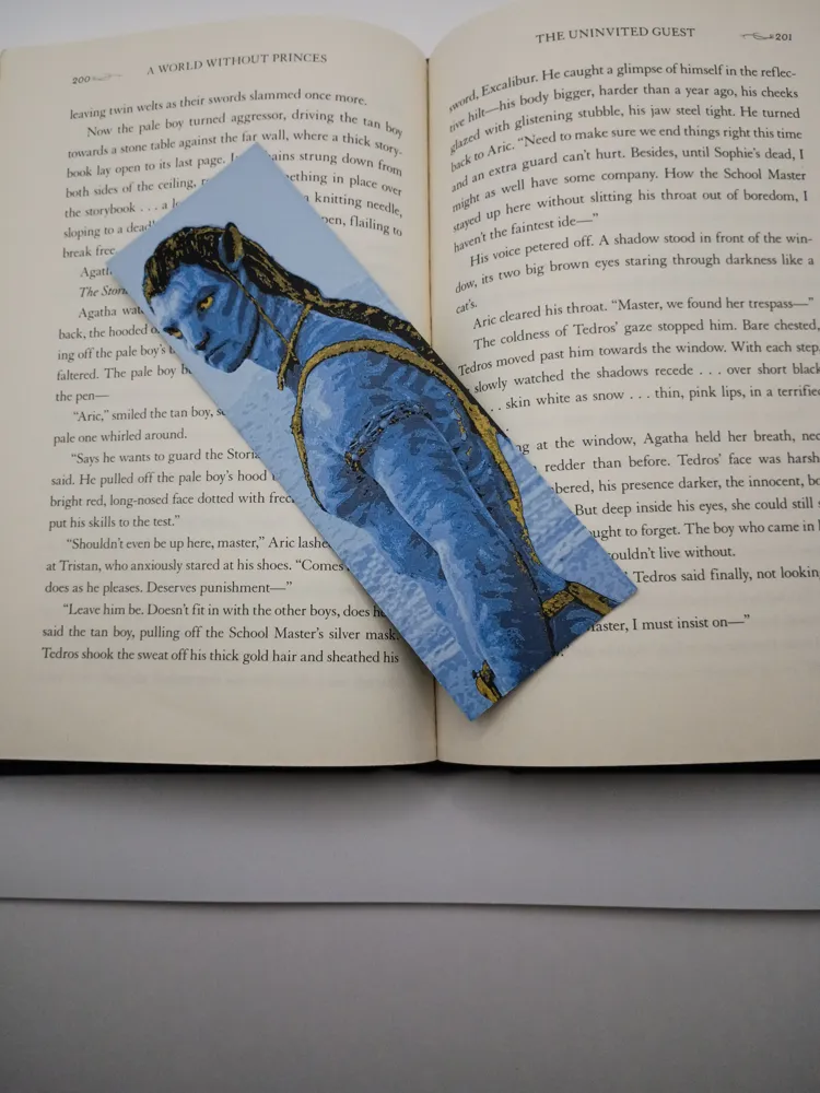 Jake Skully, Avatar Bookmark - Free 3D Print Model - MakerWorld