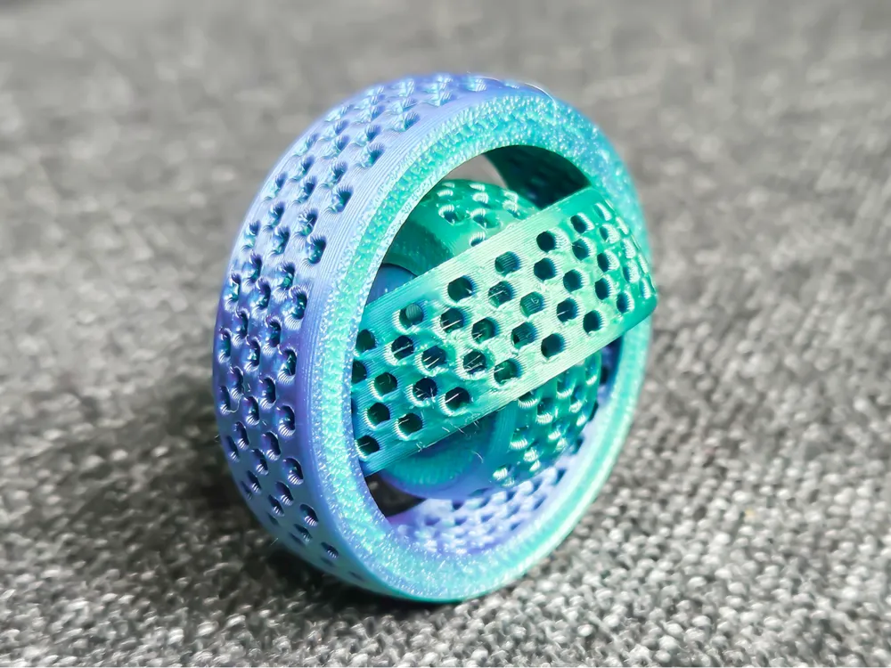 Gyro Fidget Spinner (Print-in-Place) - Free 3D Print Model - MakerWorld