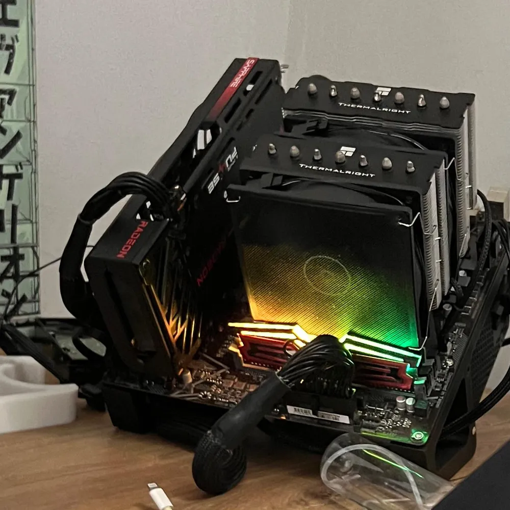 Micro ATX Minimalist Open frame Case 100% printed - Free 3D Print Model ...