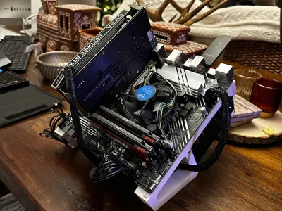 Micro ATX Minimalist Open frame Case 100% printed - Free 3D Print Model ...