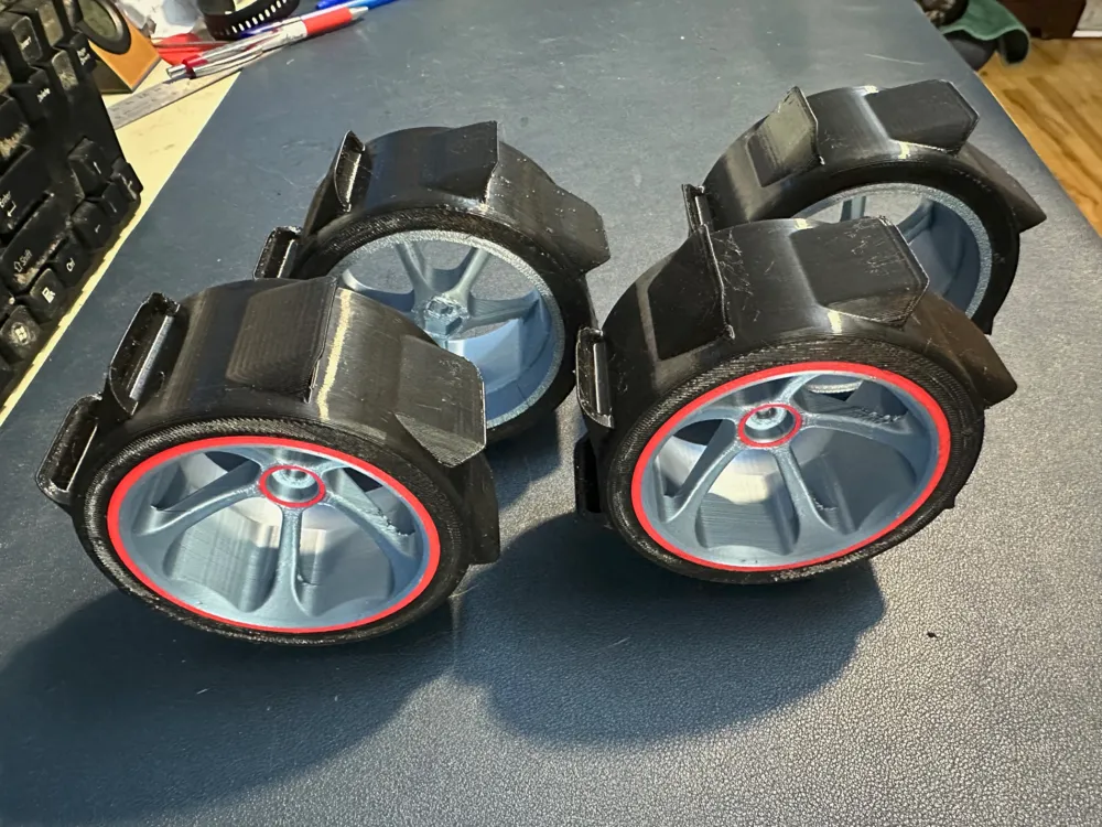 Paddle tire/wheel for 1/16 RC car by SigOS MakerWorld: Download Free 3D ...