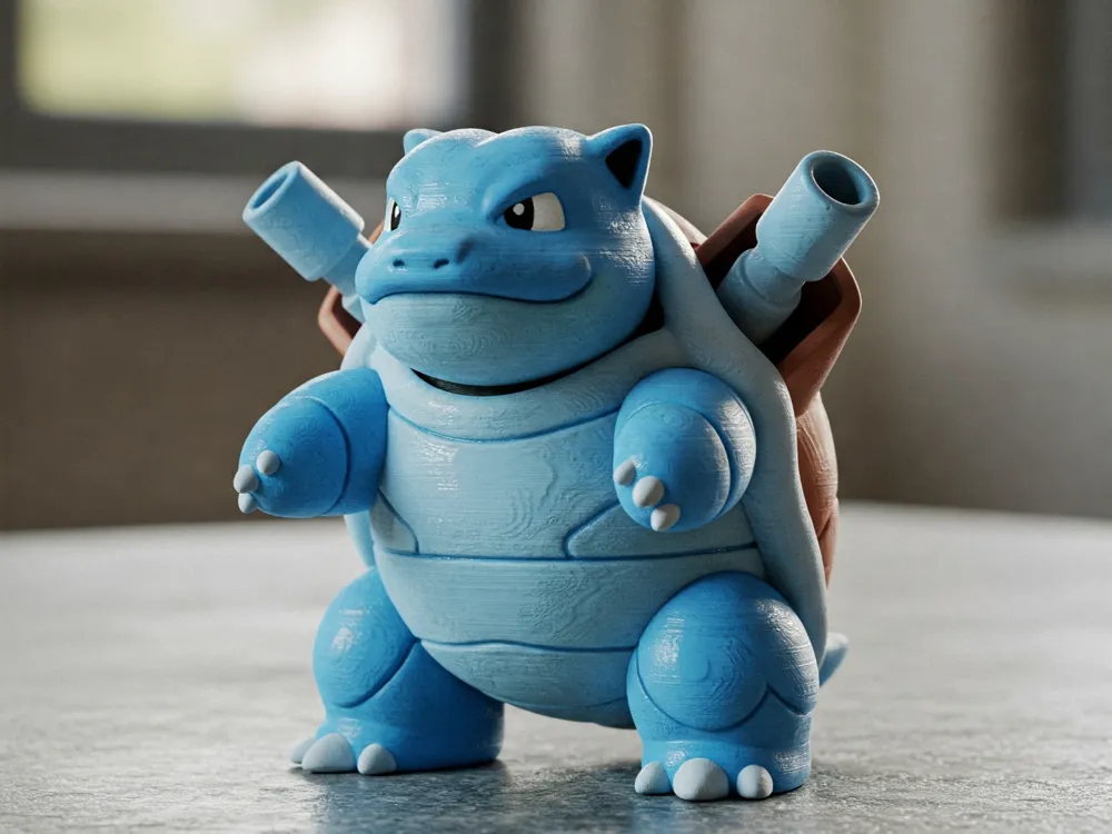 Mini Blastoise (Blastini) by Varun MakerWorld: Download Free 3D Models