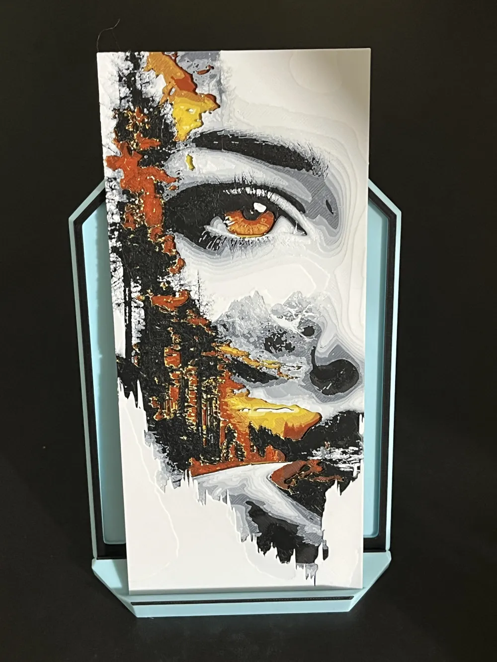 L'automne dans son regard Hueforge à double exposition - Modèle d ...