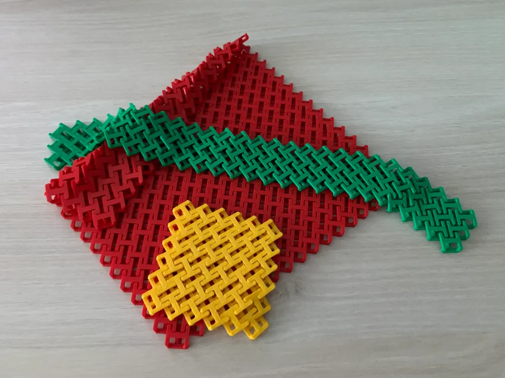 Flexible Chainmail / Flexible Fabric by Xeraj - MakerWorld