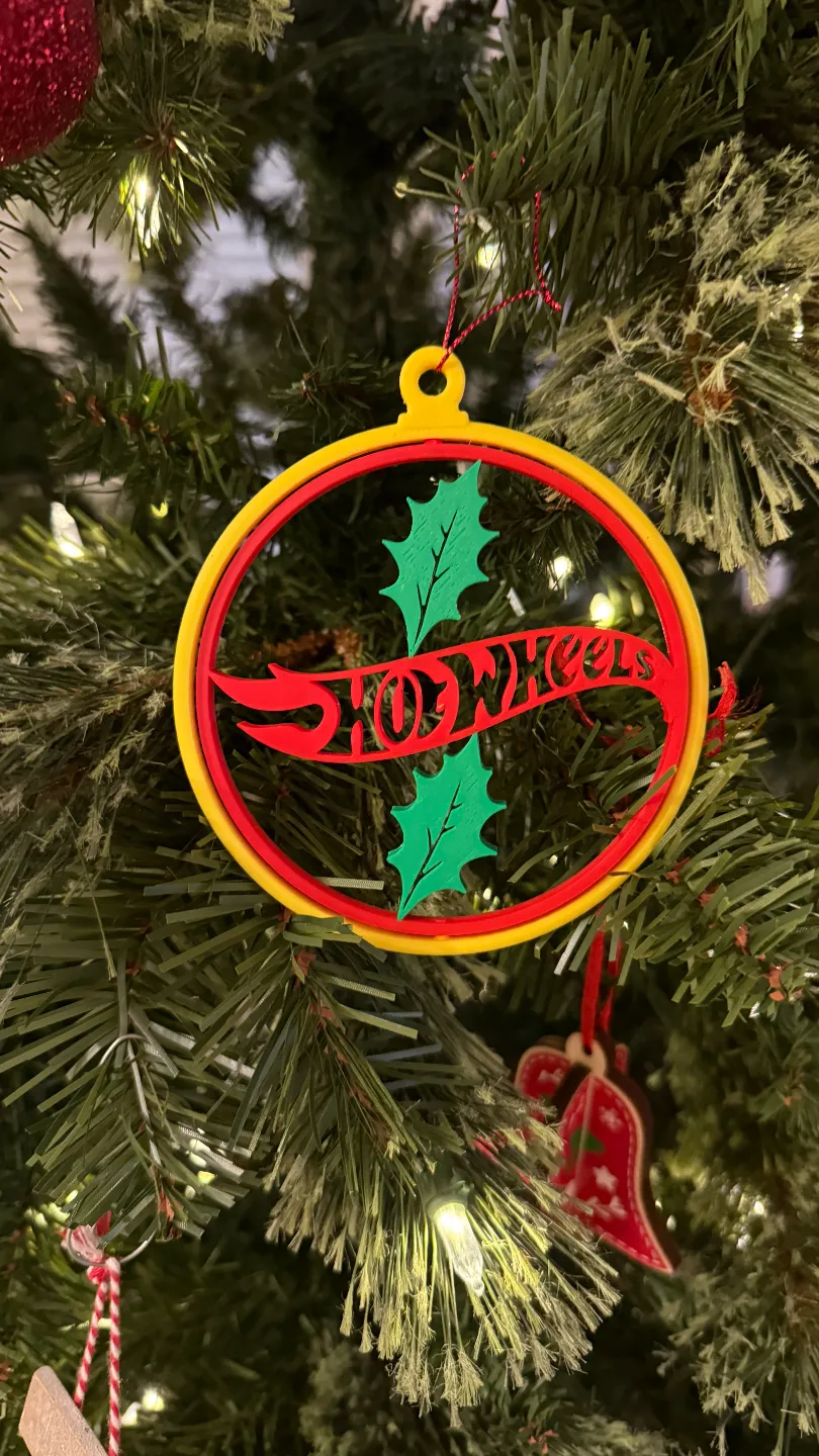Hot Wheels Christmas ornament by Redbull33 MakerWorld: Download Free 3D ...