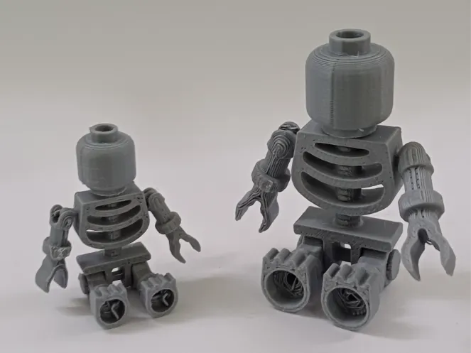 Brick Skeleton minifigure 1/1 scale (Legos). by Typool - MakerWorld