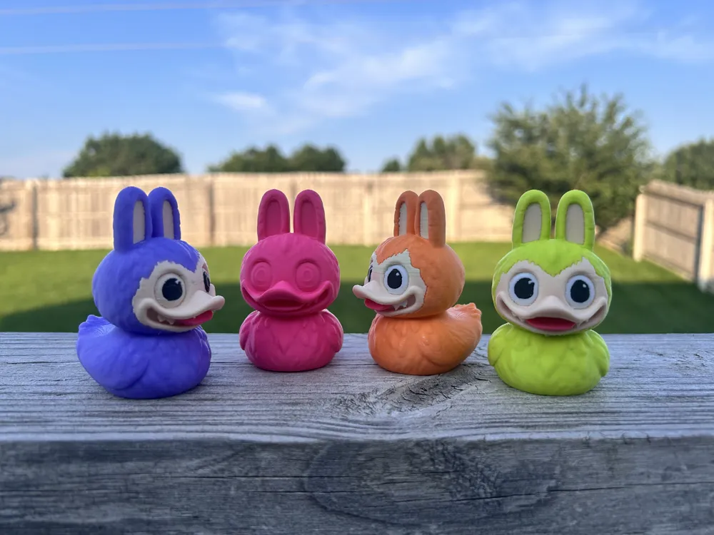 Labubu Rubber Duck by K3DPrint MakerWorld: Download Free 3D Models