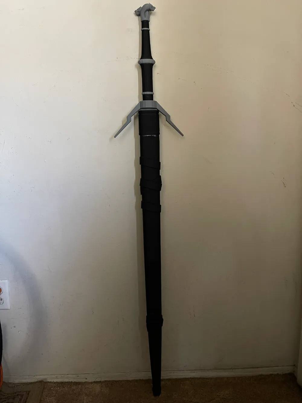 Scabbard for Witcher Silver Sword - Free 3D Print Model - MakerWorld