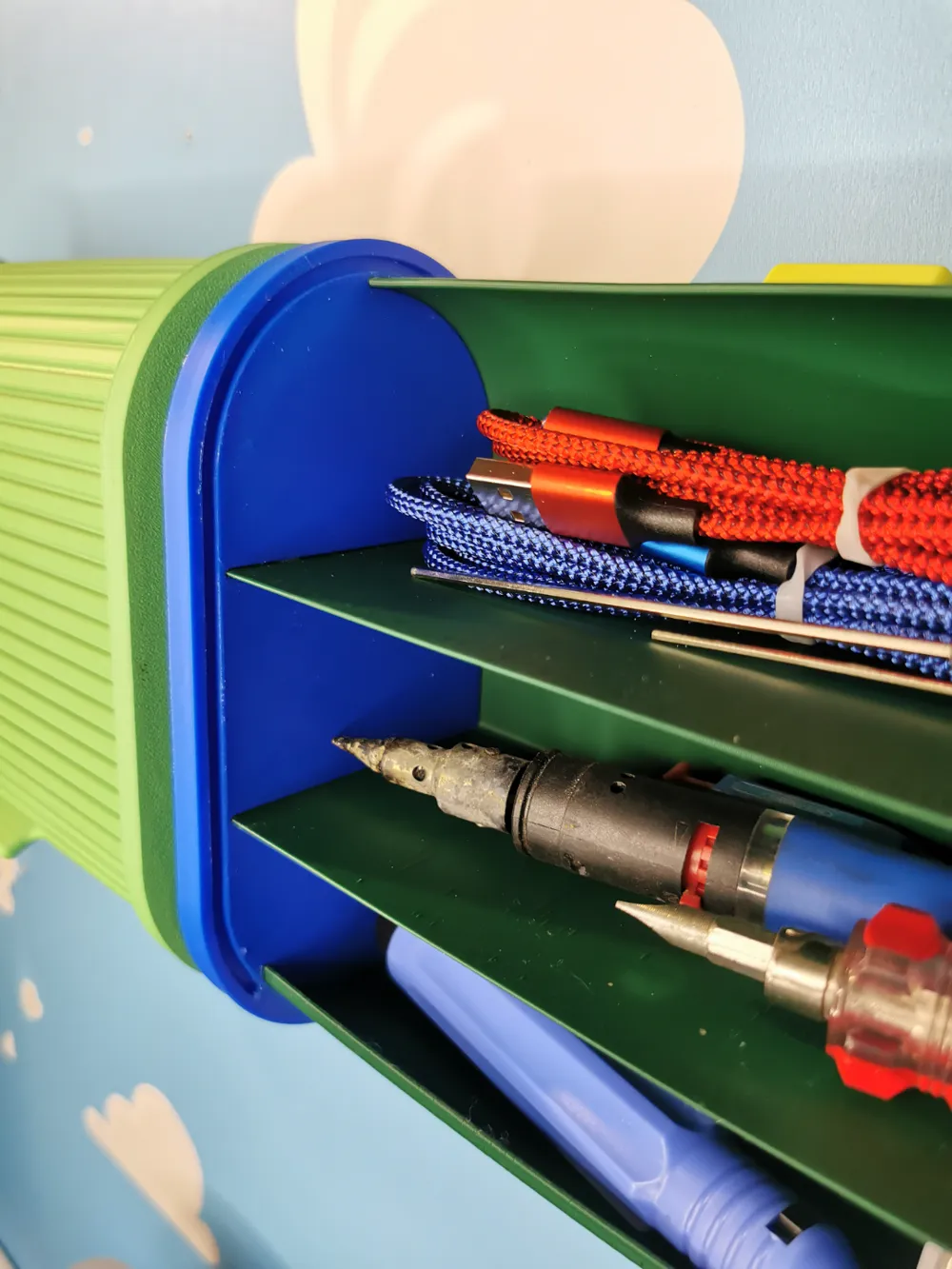 Modular Slidey Storage Pod - Wall Mounted For Tools/Parts/Medicine by ...