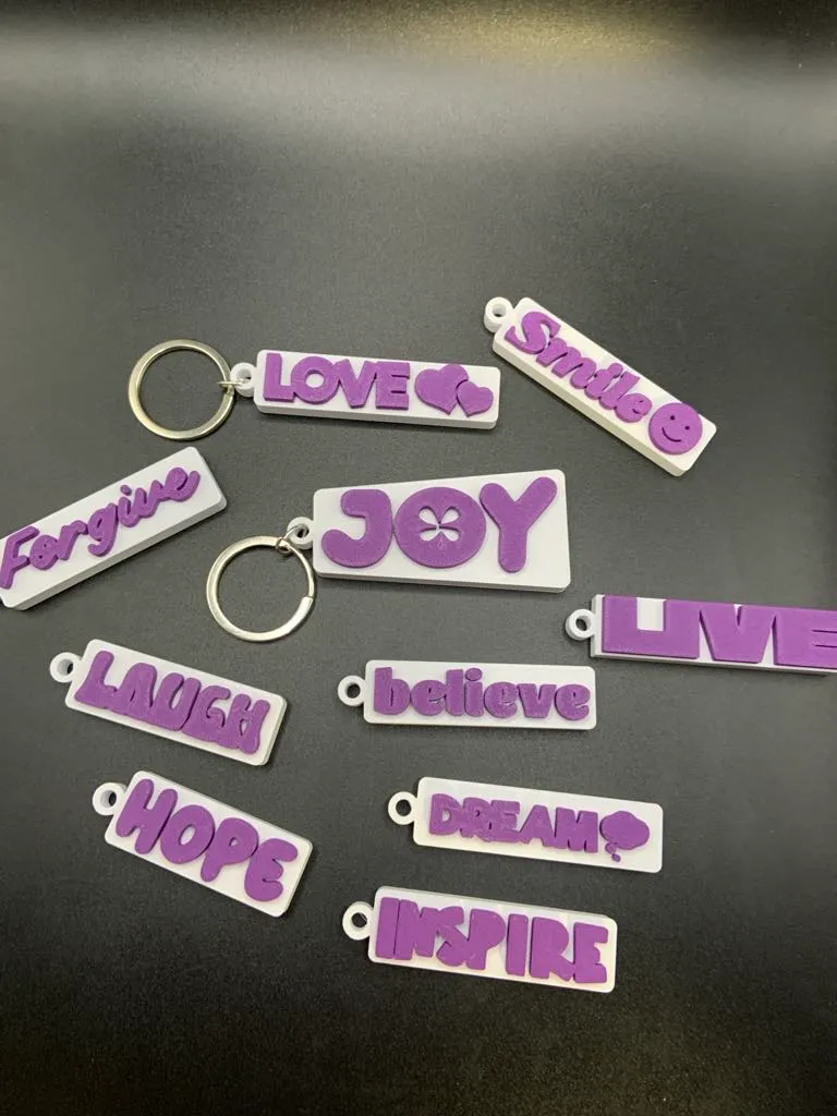 Inspirational Keyrings #1 by brentglover1970 - MakerWorld