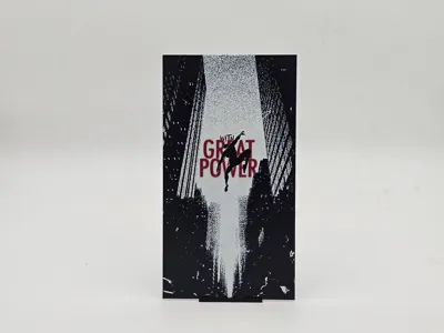 Spider Man Silhouette Poster Hueforge - Free 3D Print Model - MakerWorld