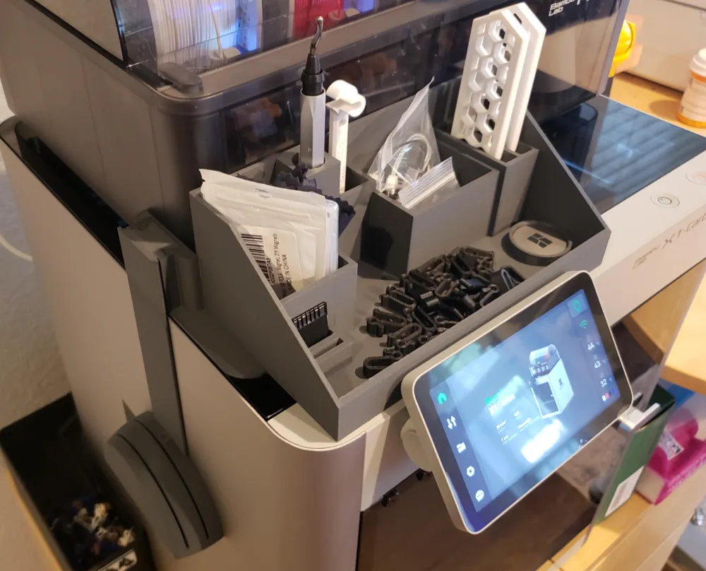 X1C and AMS Organizer and Plate Holder by user_2573591792 - MakerWorld