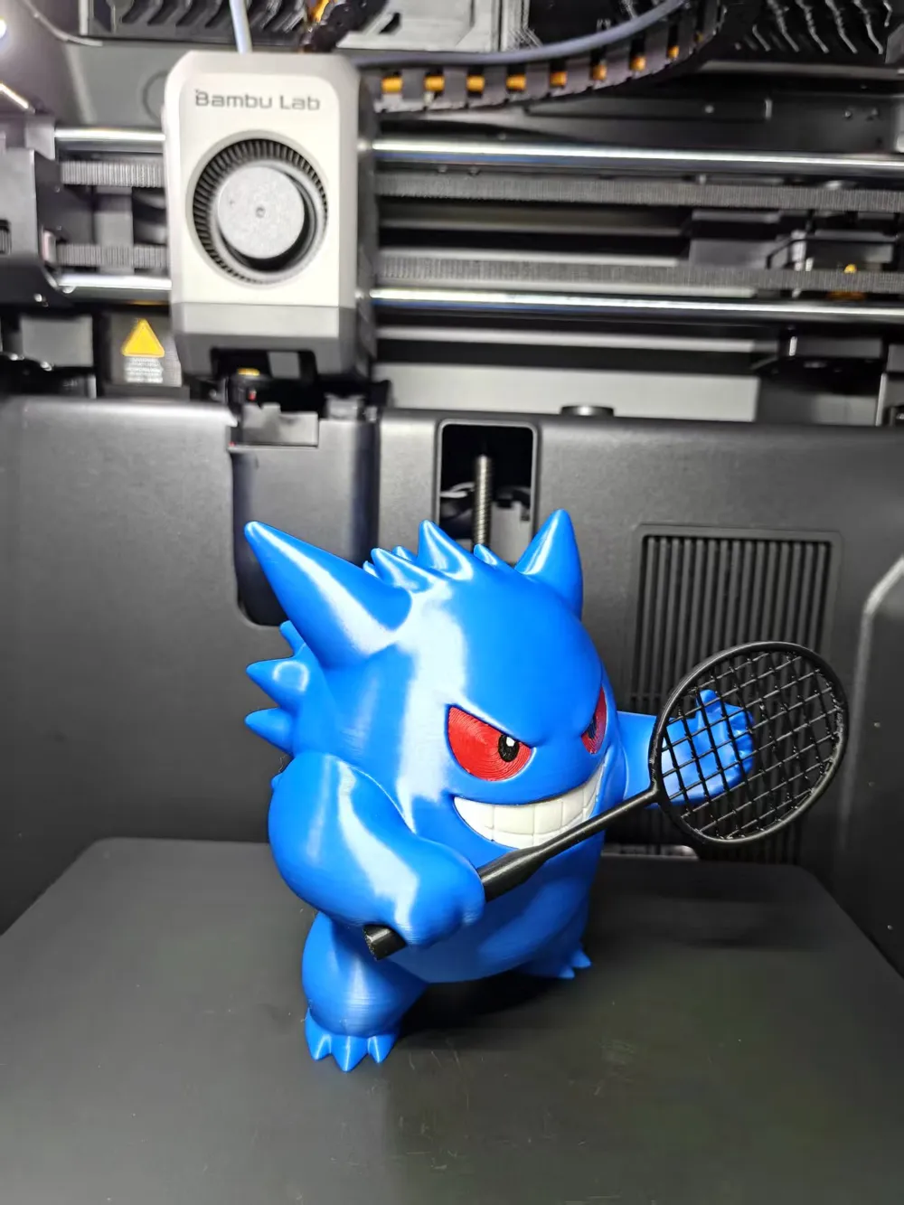 Gengar Gengar playing badminton Pokemon Pikachu Nintendo - Free 3D ...