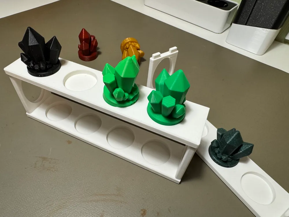 Crystal filament sample display stand (modular) by frey - MakerWorld