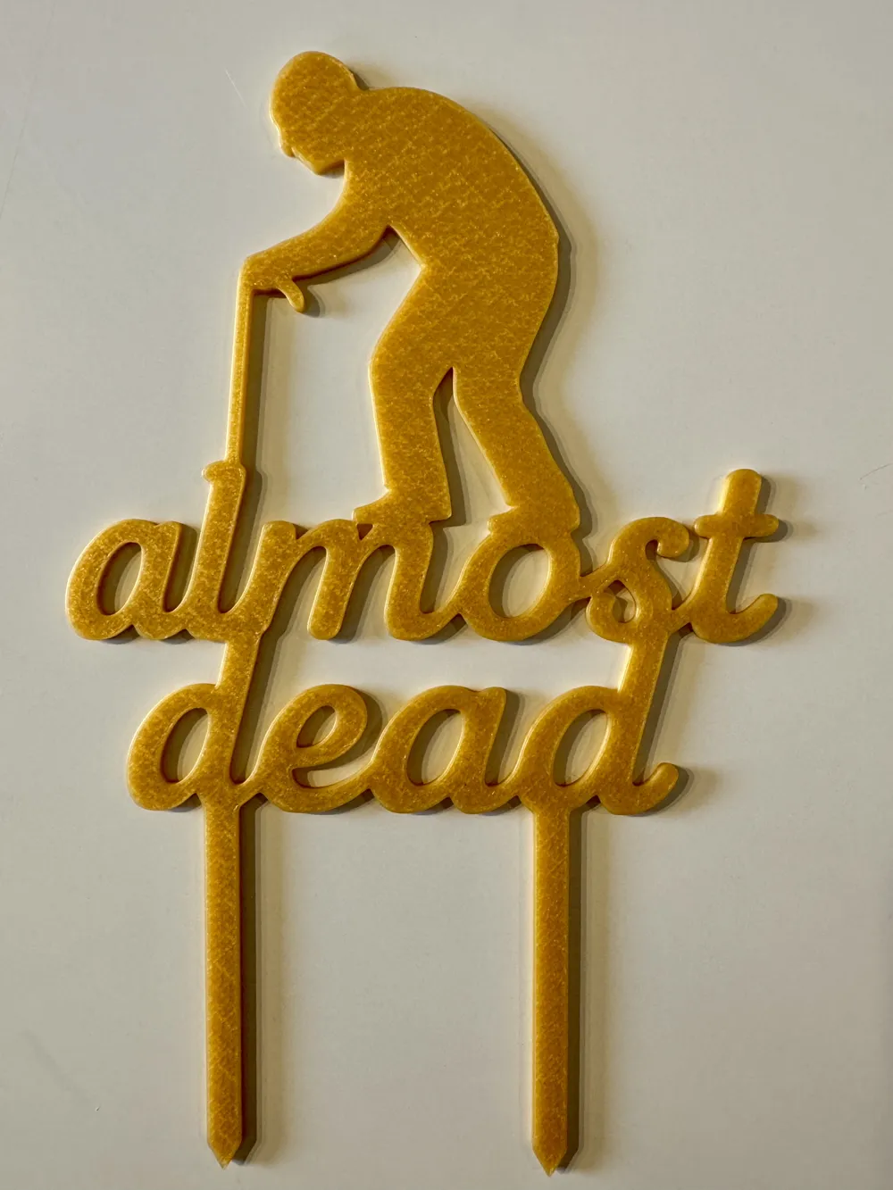 Funny Birthday Cake Topper Old Man by E.T prints MakerWorld: Download ...