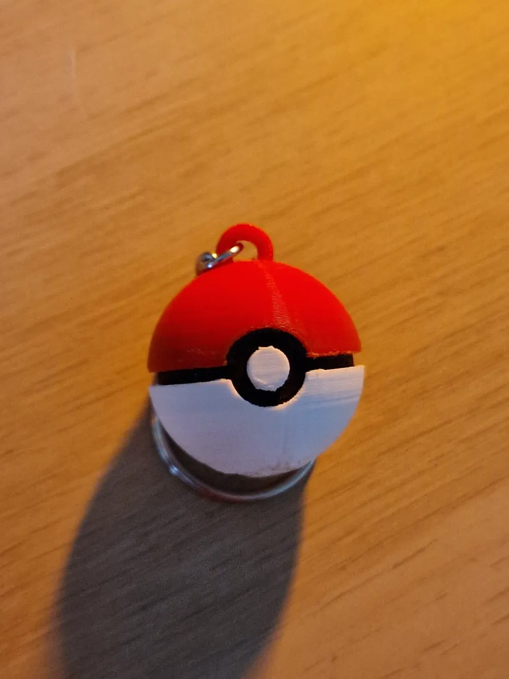 Pokeball Keychain by Wickieprints - MakerWorld