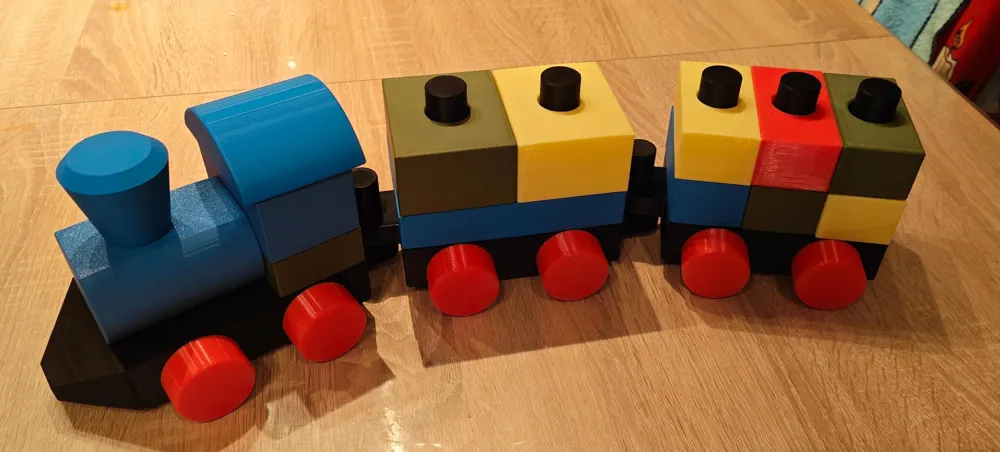 Toy Train - Spielzeug Zug Scalable up to 30% by make3dtc - MakerWorld