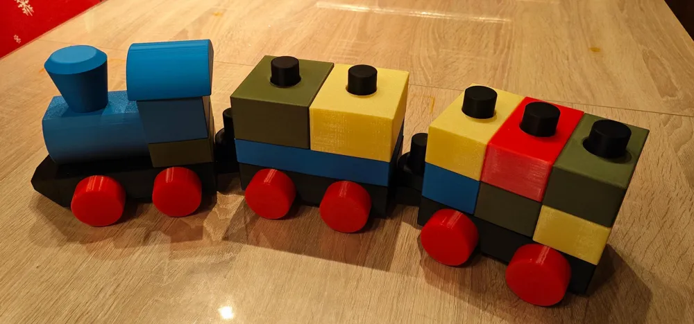 Toy Train - Spielzeug Zug Scalable up to 30% by make3dtc - MakerWorld