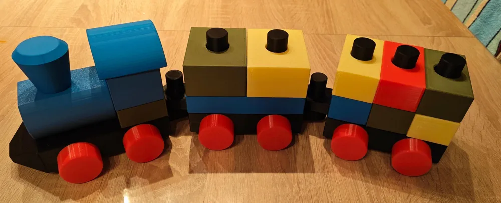 Toy Train - Spielzeug Zug Scalable up to 30% by make3dtc - MakerWorld