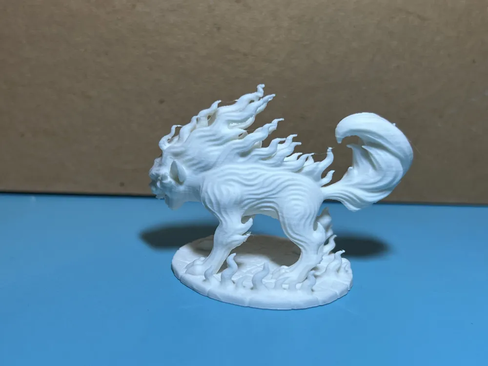 D&D Fire Elemental Flame Monster - Free 3D Print Model - MakerWorld