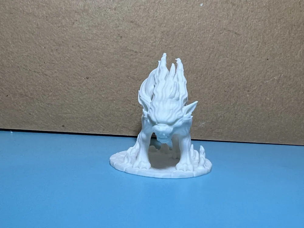 D&D Fire Elemental Flame Monster - Free 3D Print Model - MakerWorld