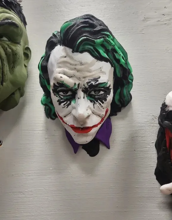 heath ledger joker bust multicolor by MadMonkey3D MakerWorld: Download ...