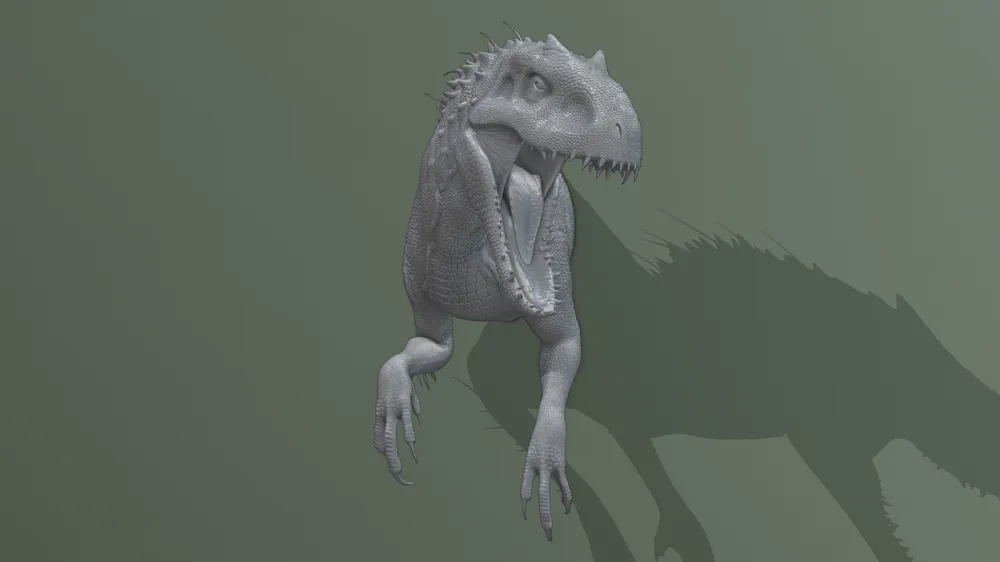 Indominus Rex Bust For Wall by PavelB MakerWorld: Download Free 3D Models