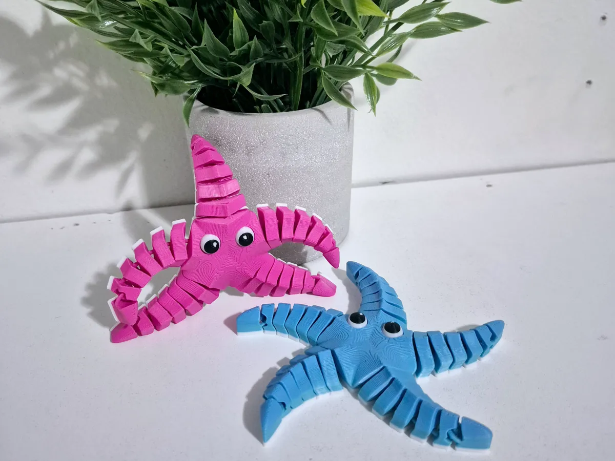 Starfish articulated - Free 3D Print Model - MakerWorld