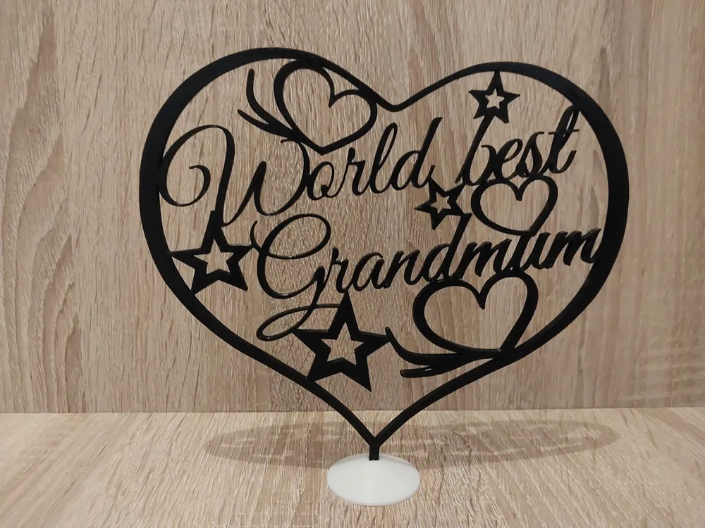 Pokal World best Grandmum by Becks86 - MakerWorld
