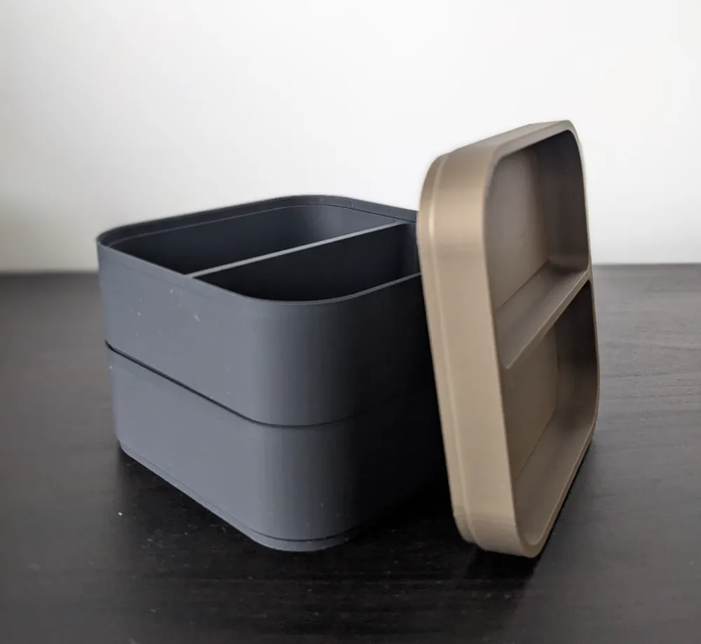 Square Stackable Organizer Box by Tycho Design MakerWorld: Download Free 3D Models