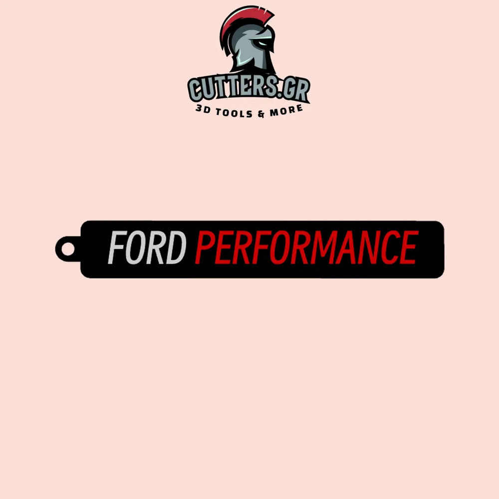 Keychain - FORD PERFORMANCE by Cutters.gr - MakerWorld