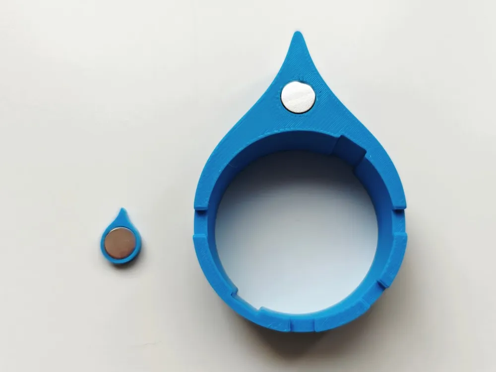 Water droplet hygrometer holder with magnets by NoOrdinaryLeaf ...
