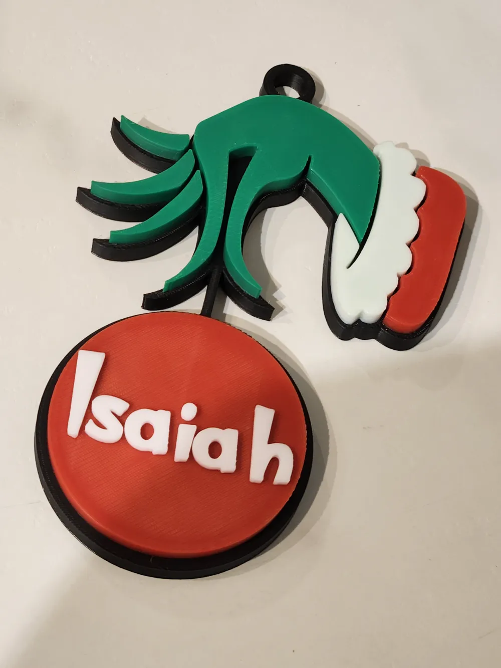Grinch Holding Bauble by hernm141 MakerWorld: Download Free 3D Models