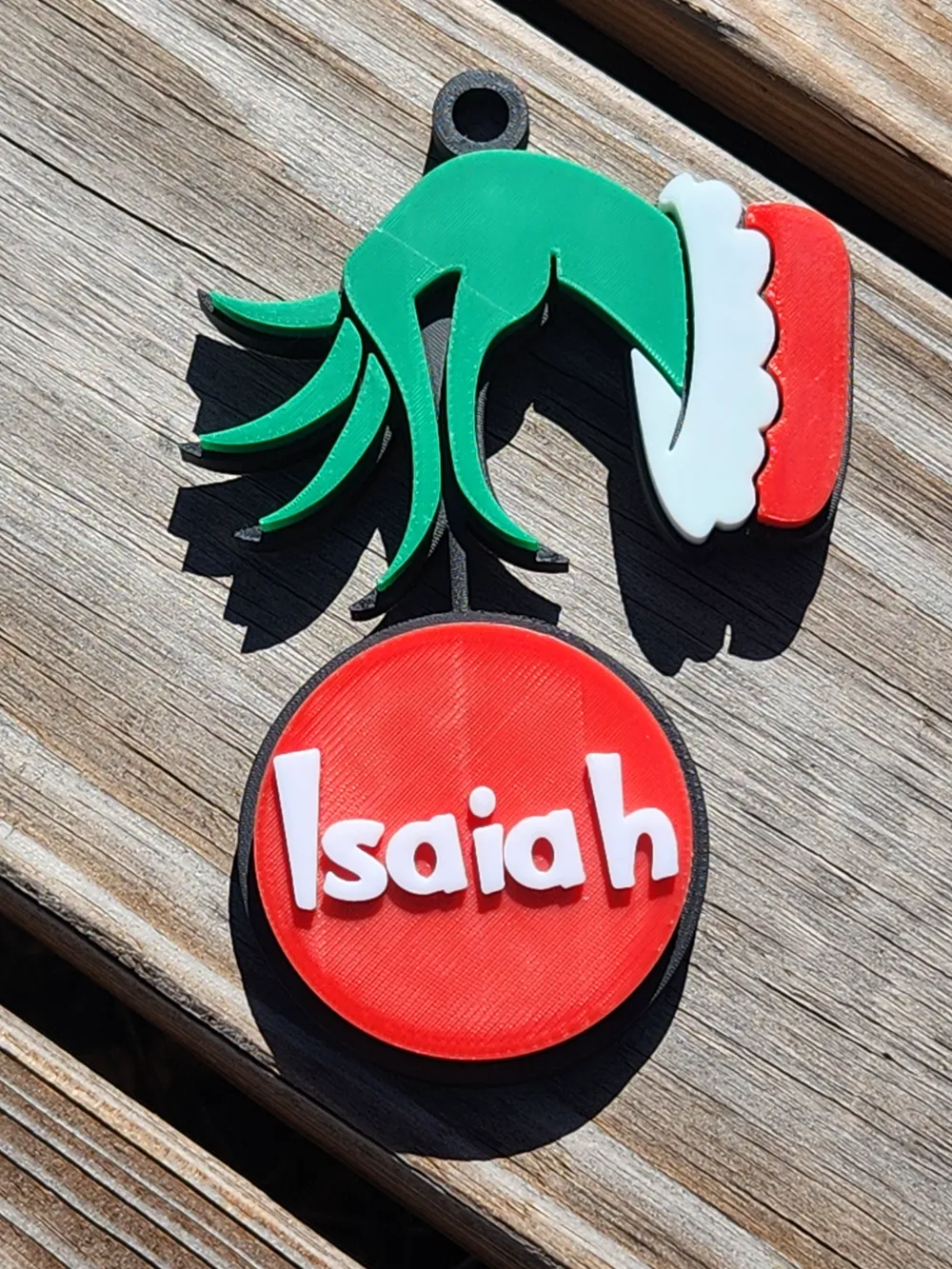 Grinch Holding Bauble - Free 3D Print Model - MakerWorld