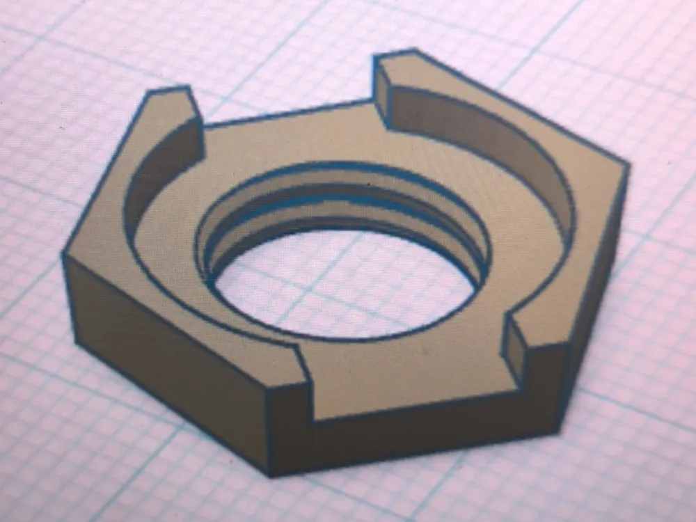 Ducati Scrambler Brake & Clutch Lever Switch Nut - Free 3D Print Model ...