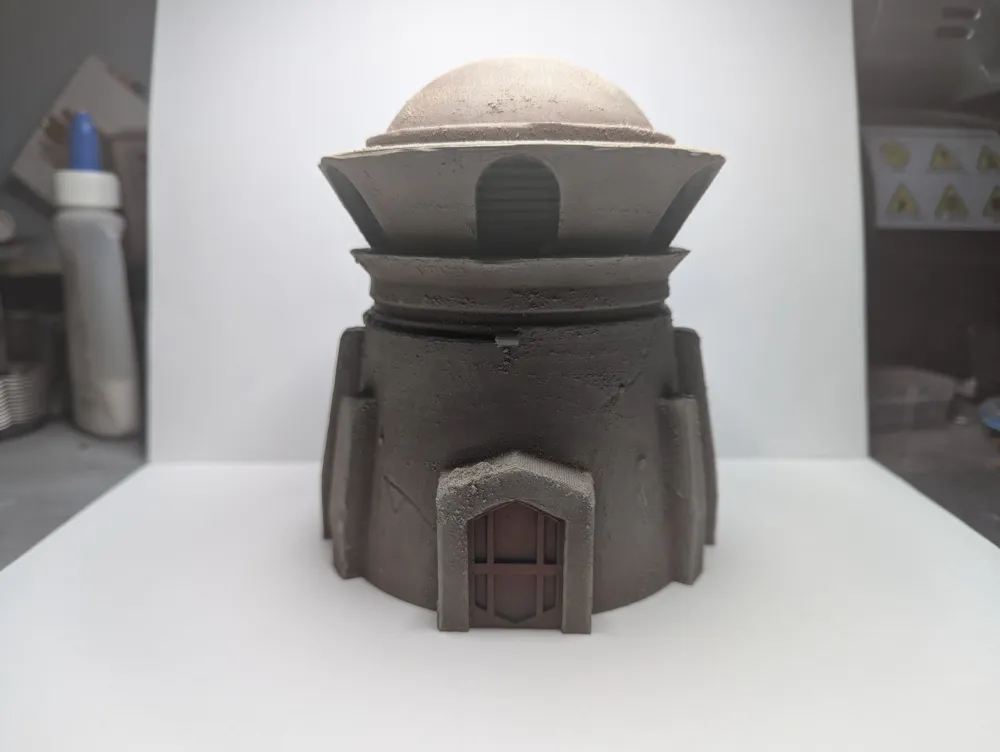 Sci-Fi Desert Tower - Free 3D Print Model - MakerWorld