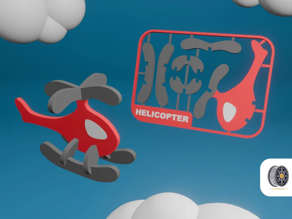 Cute Helicopter Kit Card | AMS Ready by Mike.stl MakerWorld: Download ...