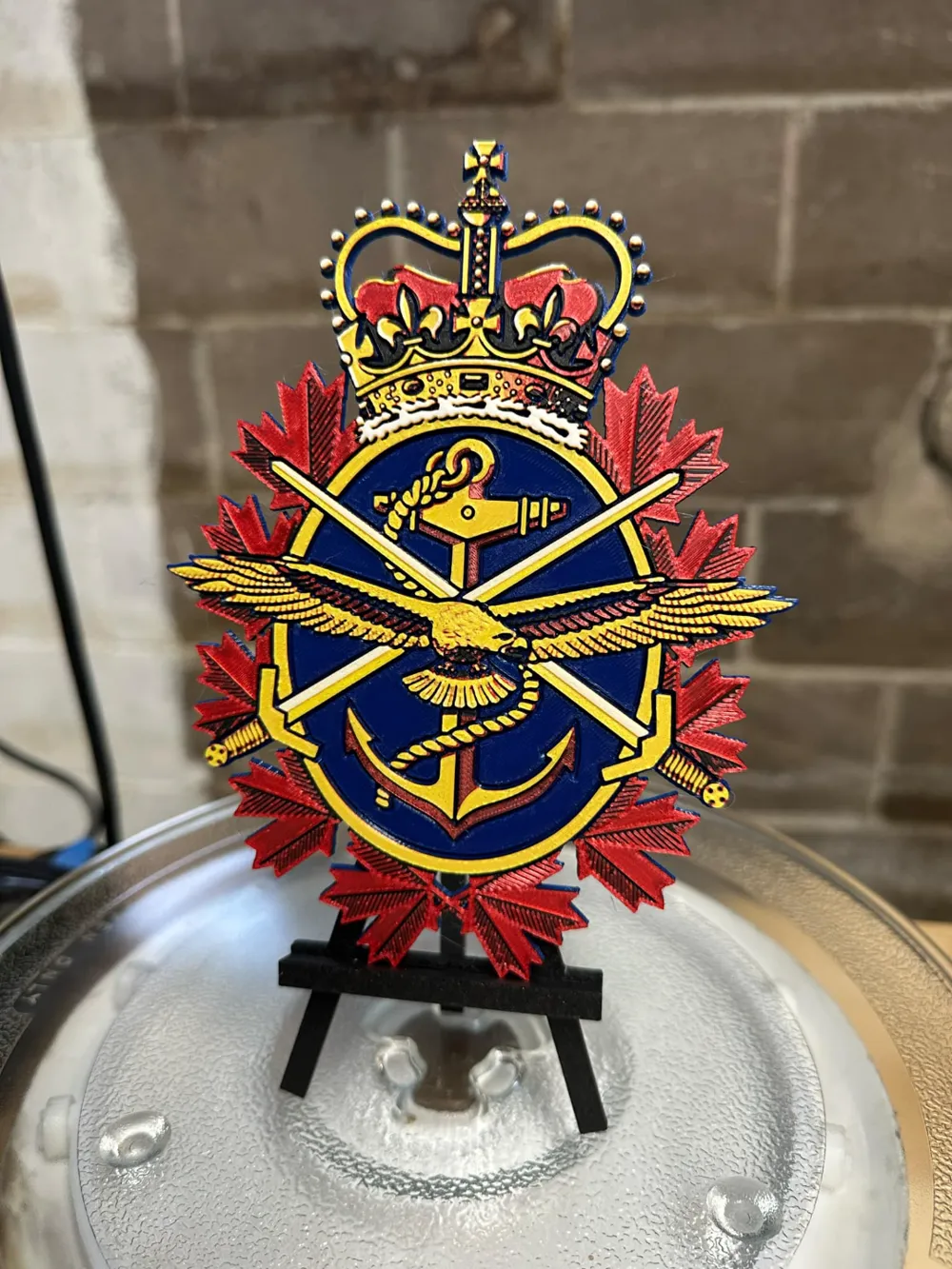 Canadian Forces Badge/Crest Hueforge by Chris MakerWorld: Download Free ...