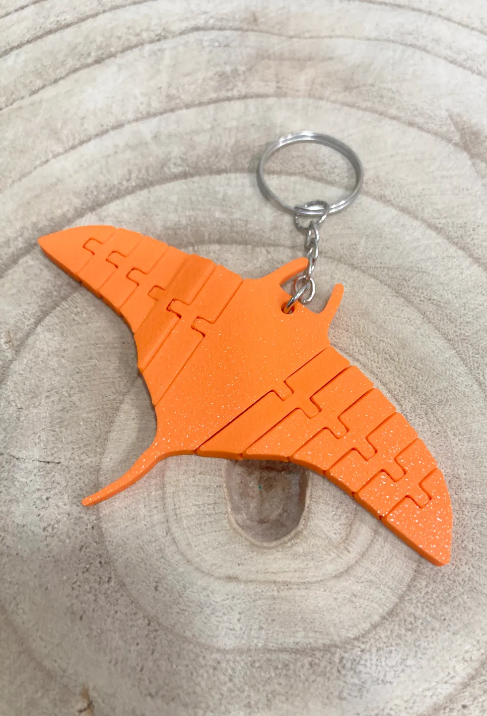 Articulated Manta Ray Keychain by Franchescor - MakerWorld