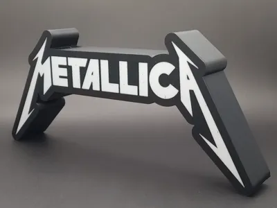 Metallica Light Box Sign - Free 3D Print Model - MakerWorld