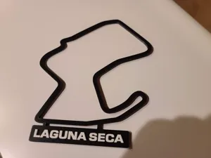 Laguna Seca Track Map (Multi Color with Nameplate) by dakjones82 ...