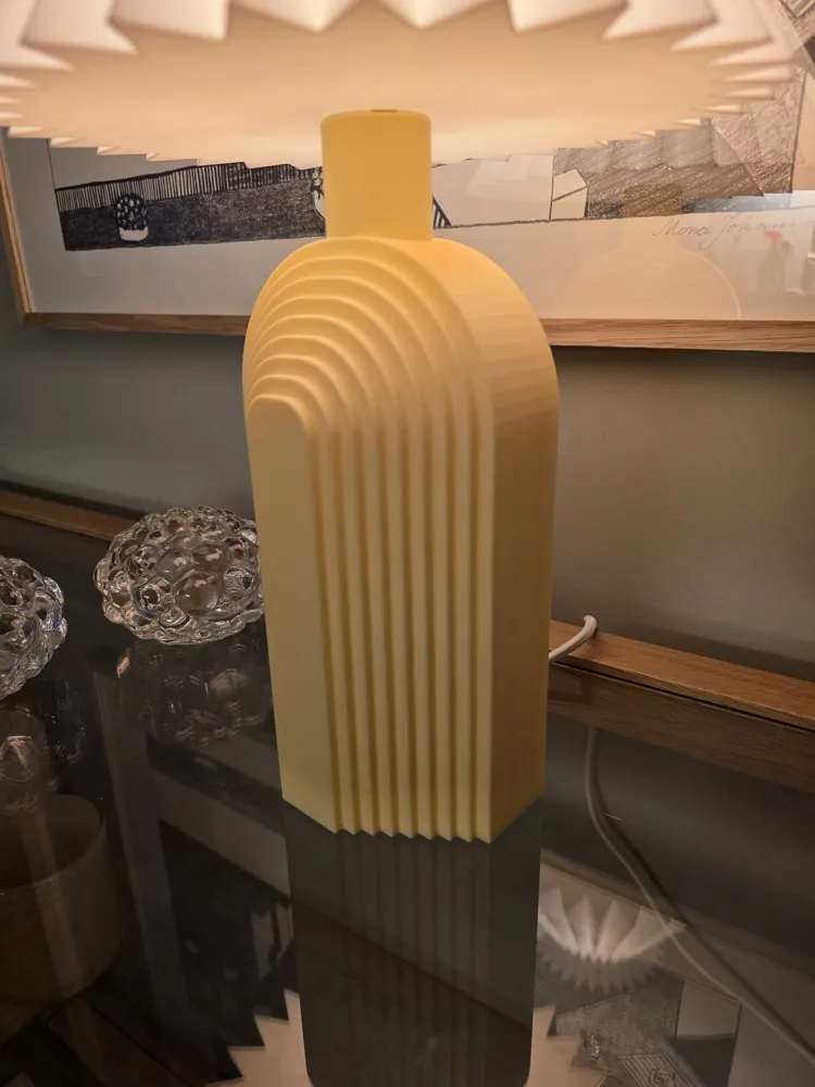 Arcus Deco Lamp - pleated shade by T.H Made MakerWorld: Download Free ...